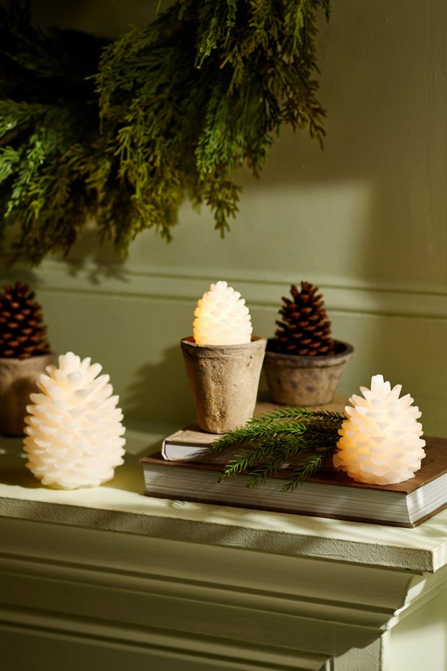LED Pine Cone | Anthropologie