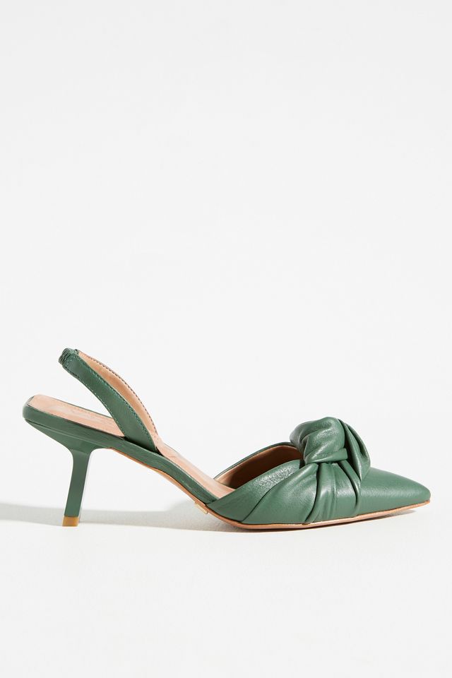 Vicenza Knotted Slingback Heels | Anthropologie