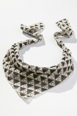 Patterned Triangle Hair Scarf | Anthropologie
