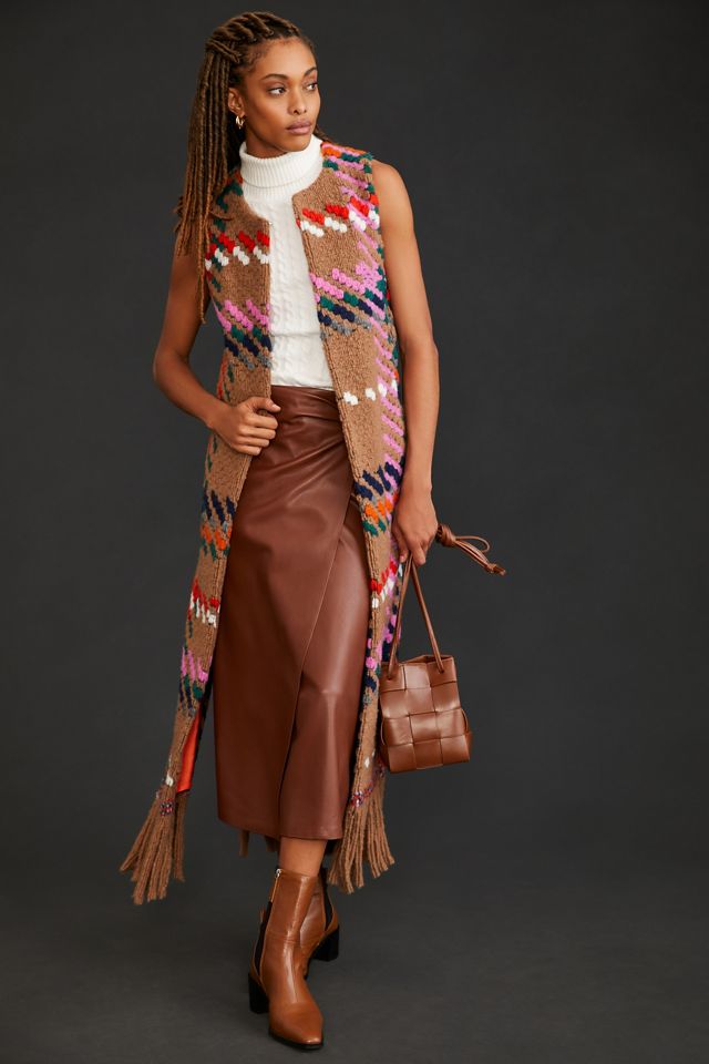 Vilagallo Duster Vest | Anthropologie