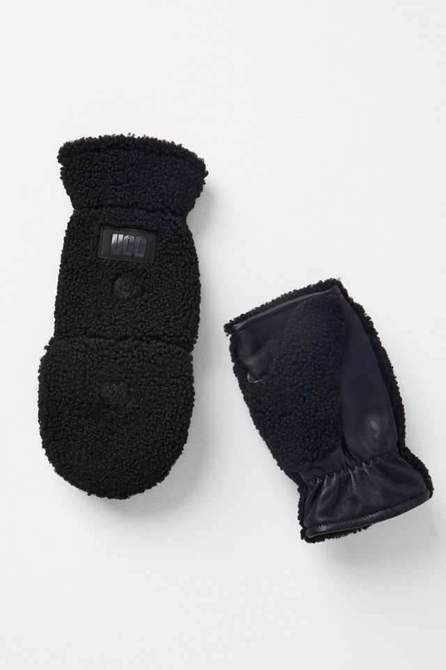 UGG Sherpa Flip Mittens | Anthropologie