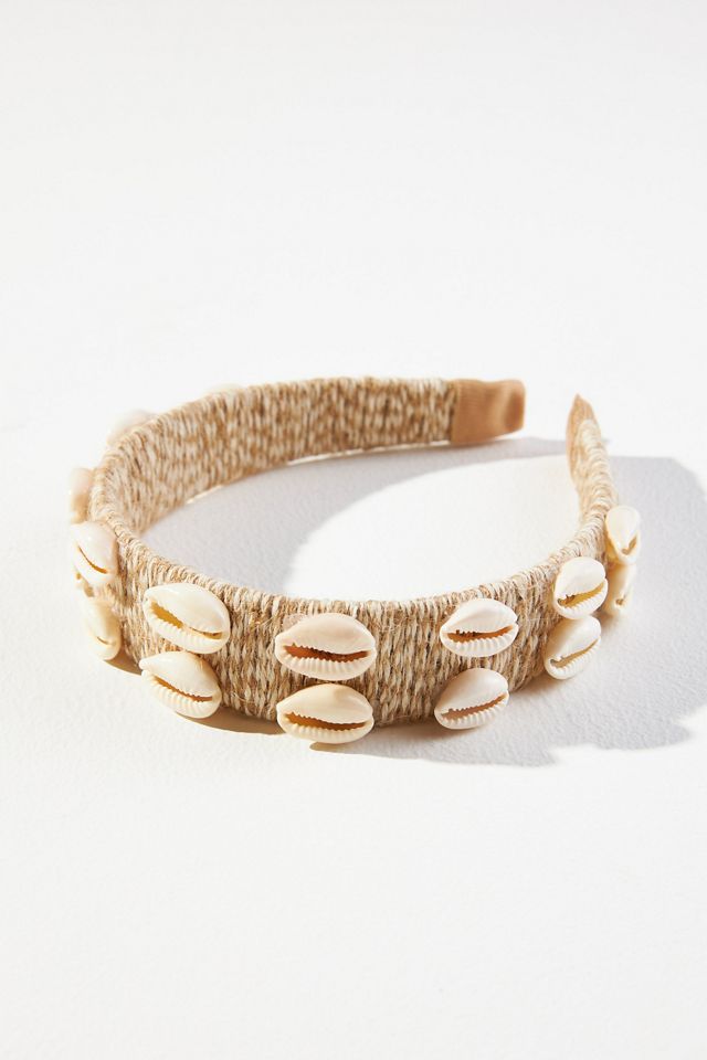 Double Seashell Headband | Anthropologie
