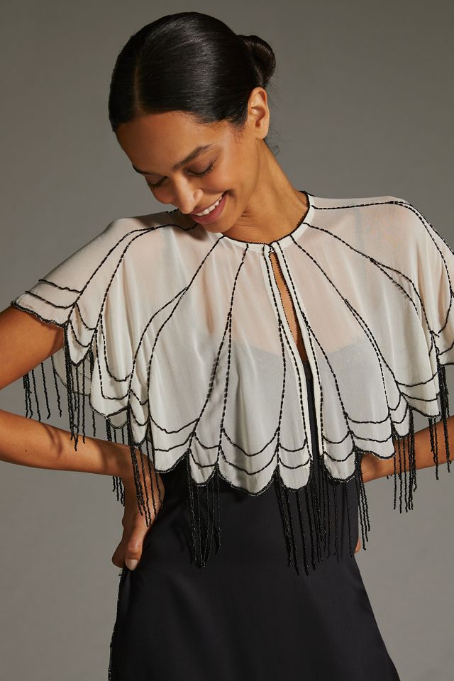 Beaded Cape | Anthropologie