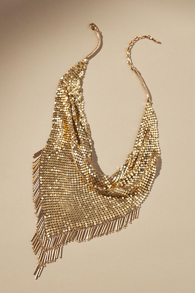 Chainmail Scarf Necklace | Anthropologie