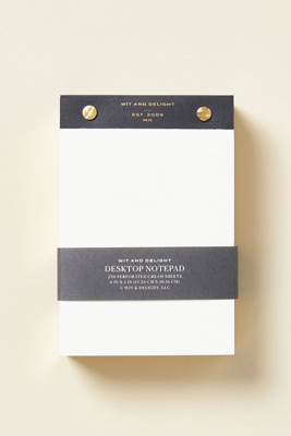 Wit & Delight Desktop Notepad | AnthroLiving