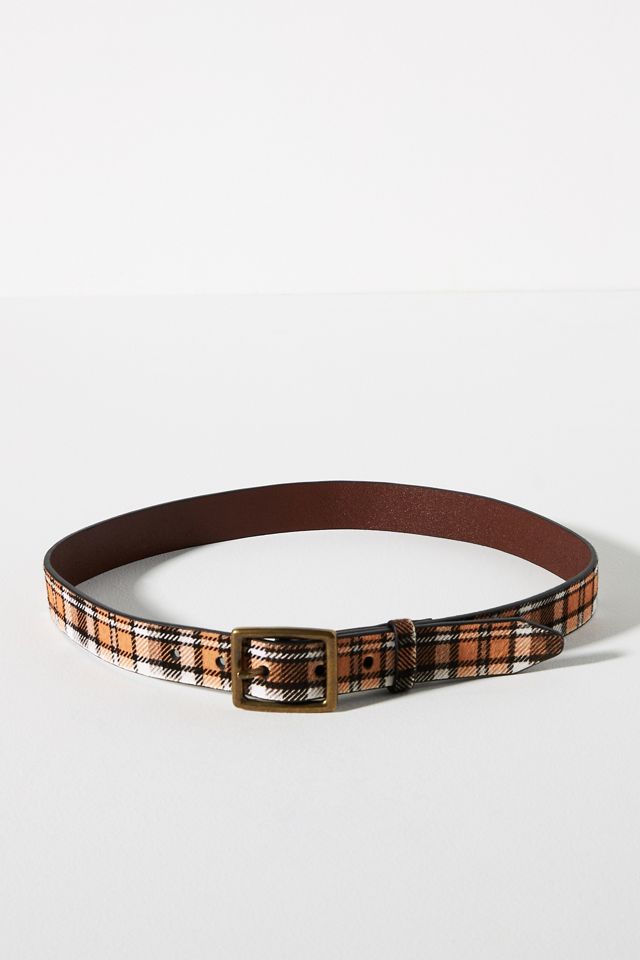 Plaid Belt | Anthropologie