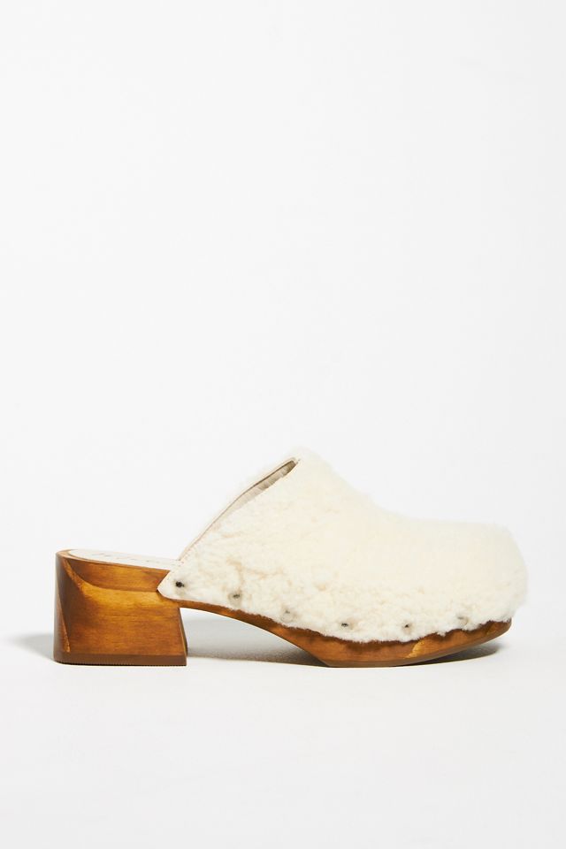 Matisse Sherpa Clogs | Anthropologie