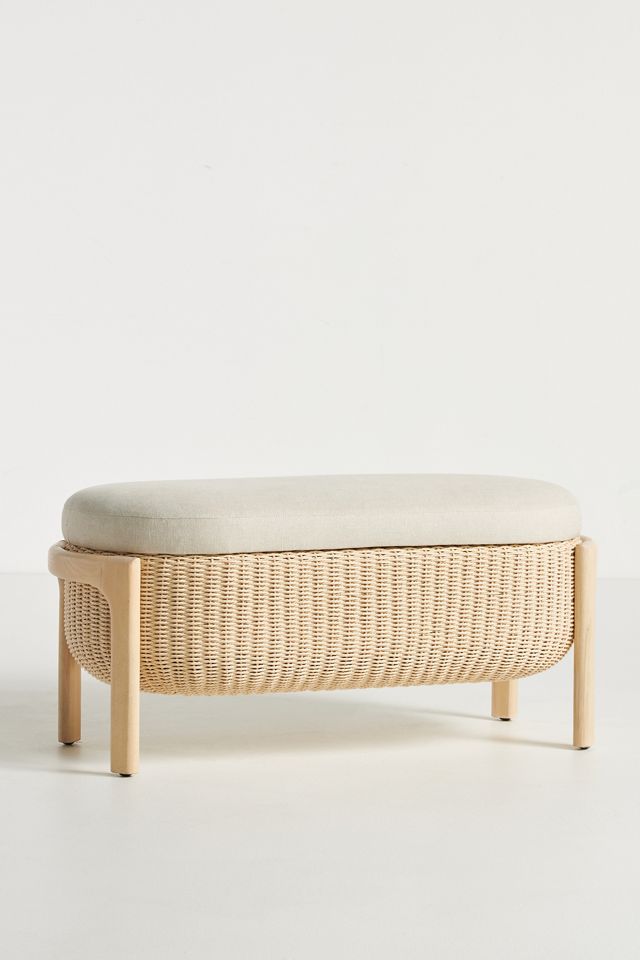 Studioilse Woven Bench | AnthroLiving