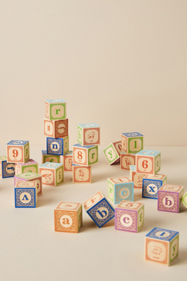 Uncle Goose Classic ABC Blocks | Anthropologie