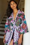 Printfresh High Horse Mulberry Long Robe | Anthropologie