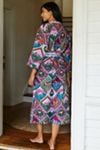Printfresh High Horse Mulberry Long Robe | Anthropologie