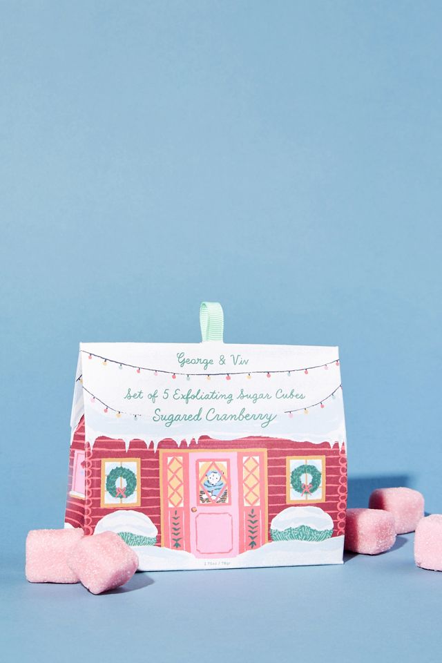 George & Viv Exfoliating Sugar Cube Ski House | Anthropologie