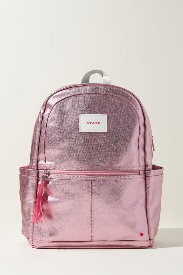Kane Kids Pink Metallic Backpack | AnthroLiving