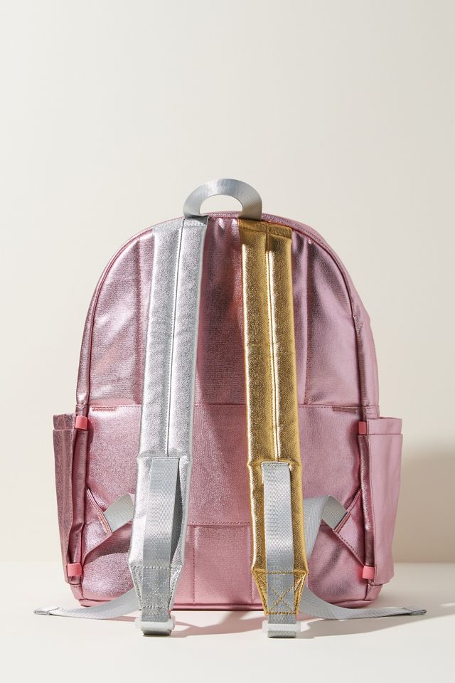 Kane Kids Pink Metallic Backpack | AnthroLiving