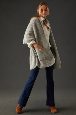 Look By M Bouclé Kimono Sweater | Anthropologie