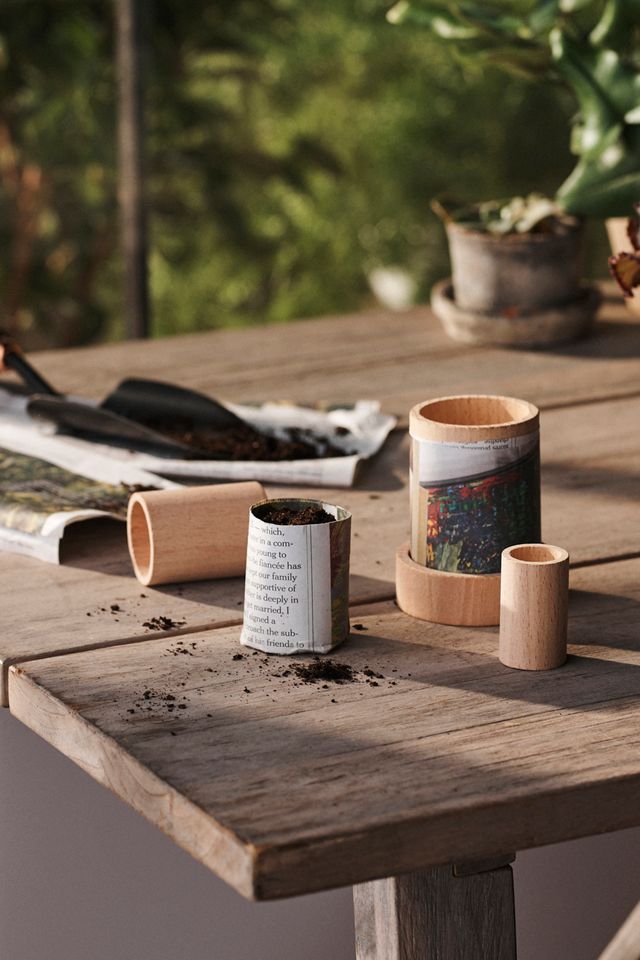 Seedling Paper Pot Making Kit | Anthropologie