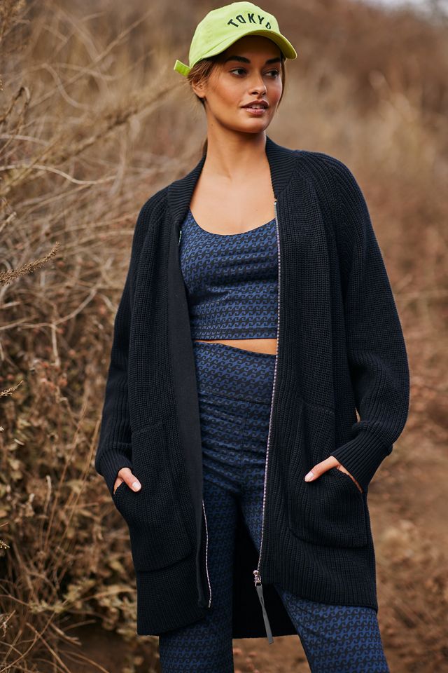 Varley Maybelle Zip-Front Cardigan Sweater | Anthropologie