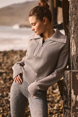 Varley Lily Knit Polo | Anthropologie