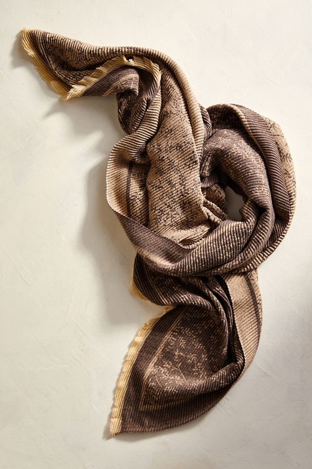 Crinkle Floral Scarf | Anthropologie