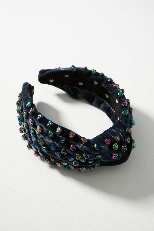 Lele Sadoughi Volcano Faux Freshwater Pearl Knotted Headband ...