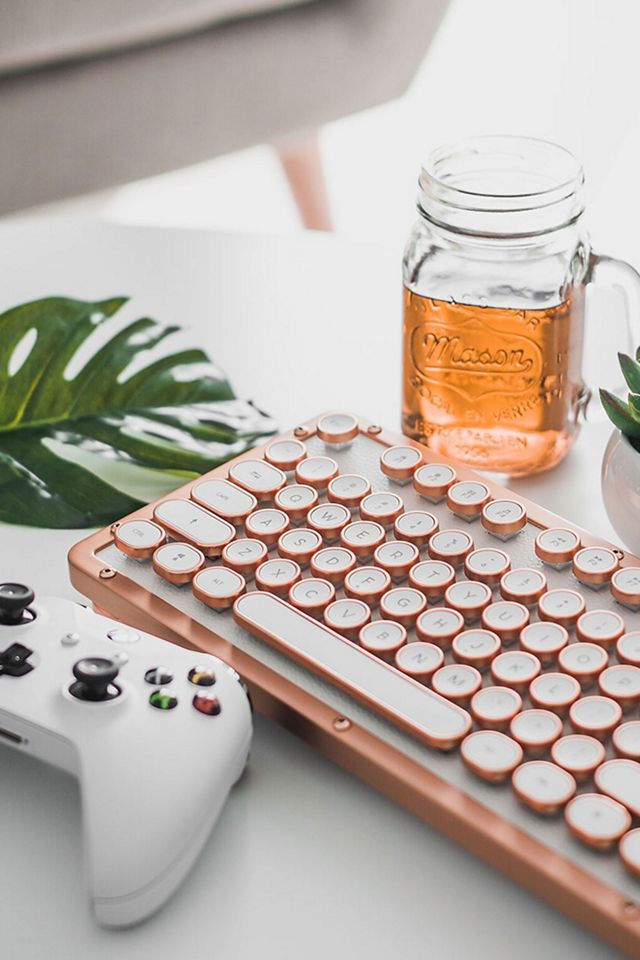 AZIO Retro Classic Bluetooth Keyboard | Anthropologie
