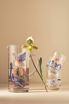 Sarah Gordon Glass Pitcher | Anthropologie