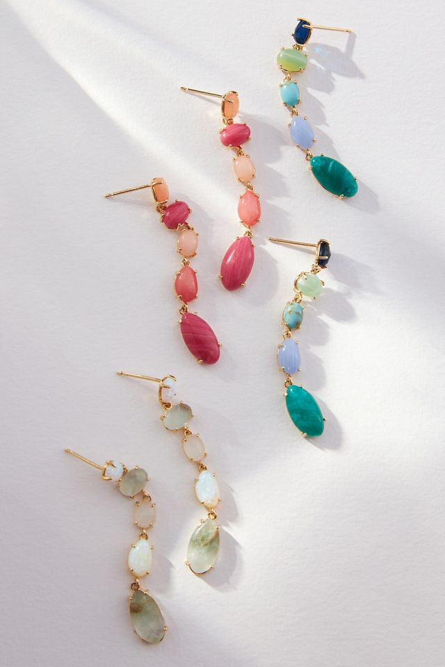 Stone Drop Earrings | Anthropologie