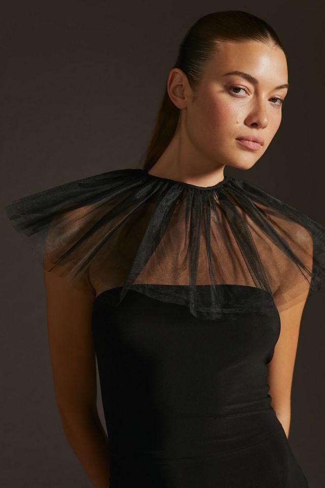 Oversized Tulle Collar | Anthropologie
