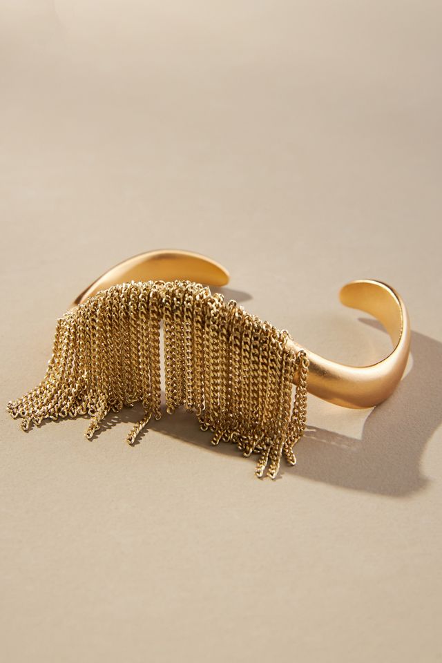 Fringed Cuff Bracelet | Anthropologie