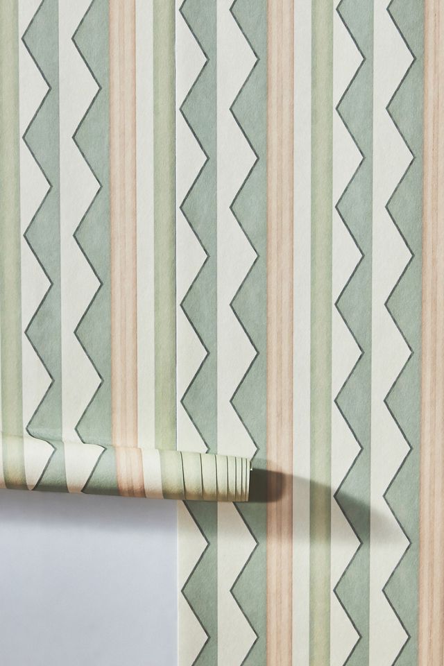 Ottoline Bloomsbury Stripes Wallpaper | Anthropologie