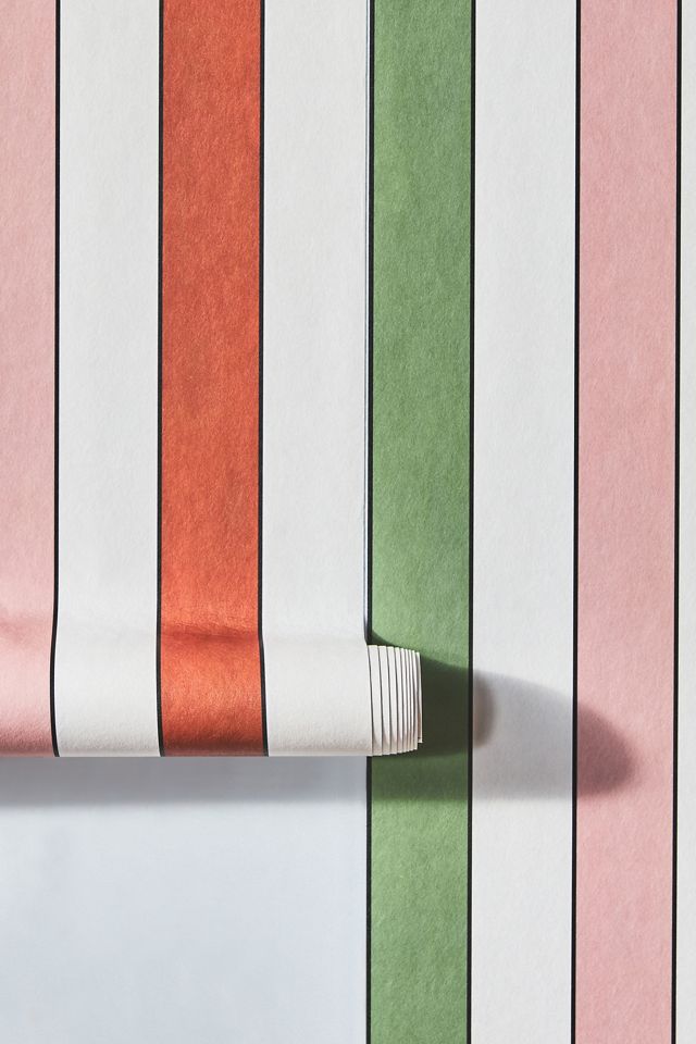 Ottoline French Stripes Wallpaper | AnthroLiving