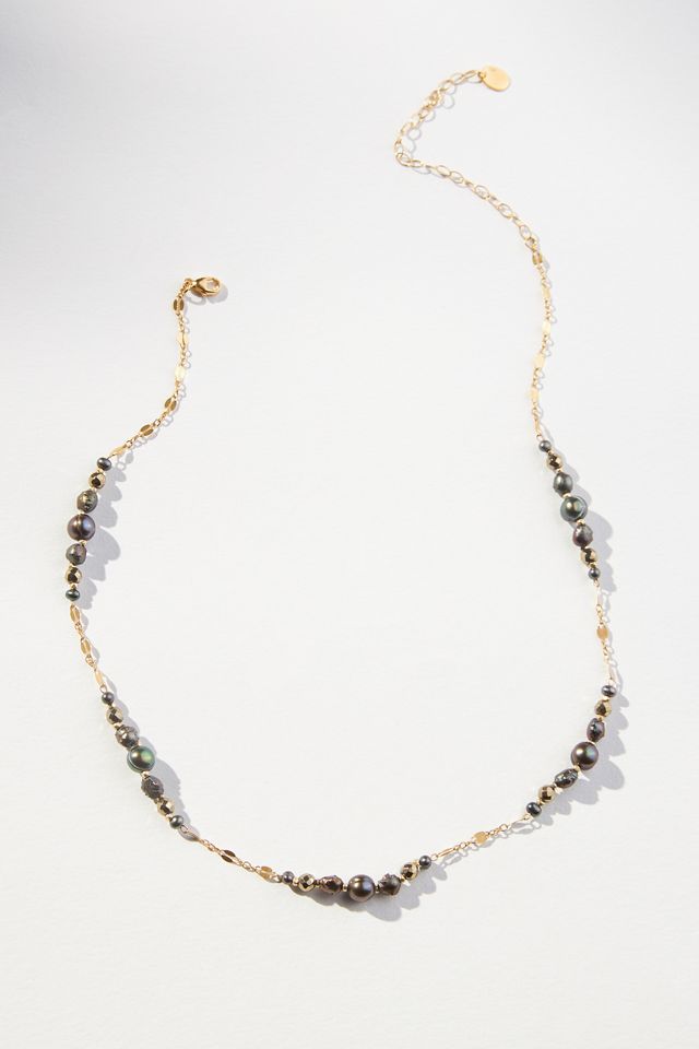 Chan Luu 18k Gold Beaded Necklace | Anthropologie