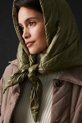 Puffer Head Scarf | Anthropologie
