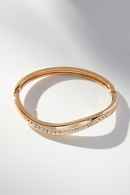 Pave Wave Bangle Bracelet | Anthropologie UK