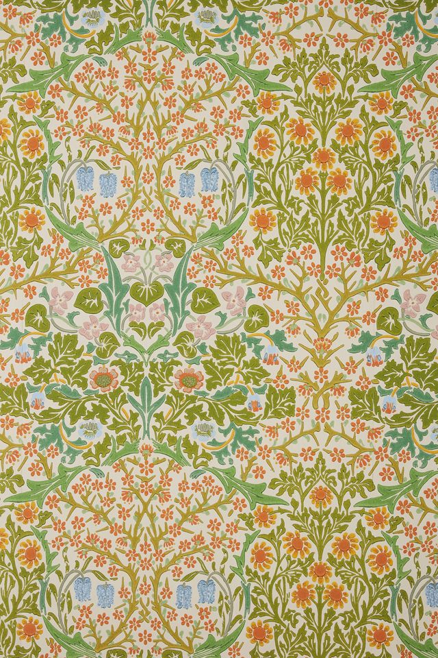 Morris & Co. Blackthorn Wallpaper | AnthroLiving