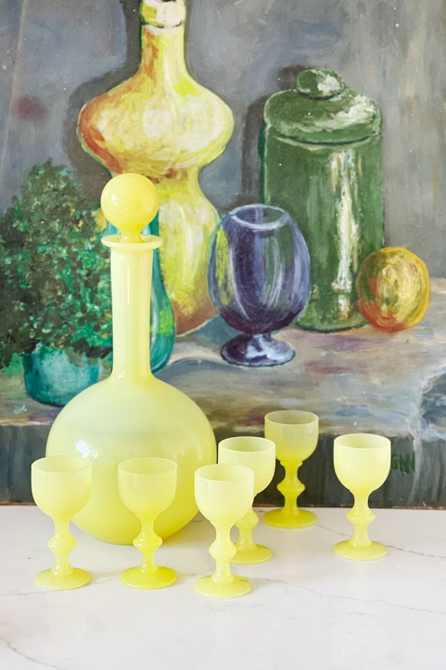 Old Flame Candle Co. Vintage Canary Yellow Portieux Vallerysthal ...