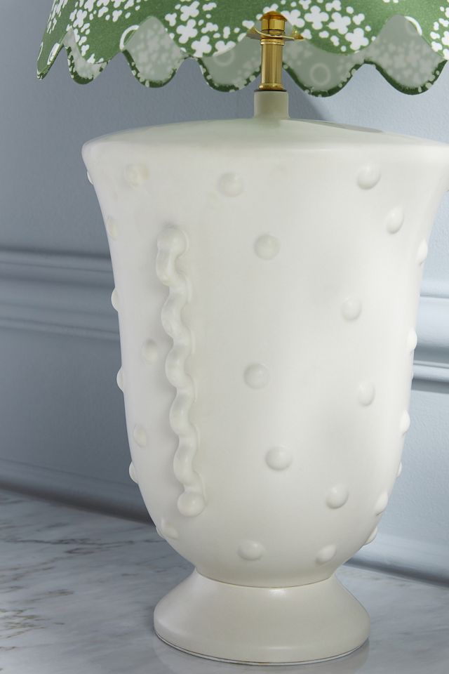 Matilda Goad & Co. Textured Ceramic Table Lamp | Anthropologie