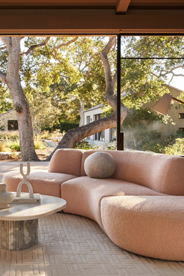 Beaufort Boucle Vale Sectional | AnthroLiving