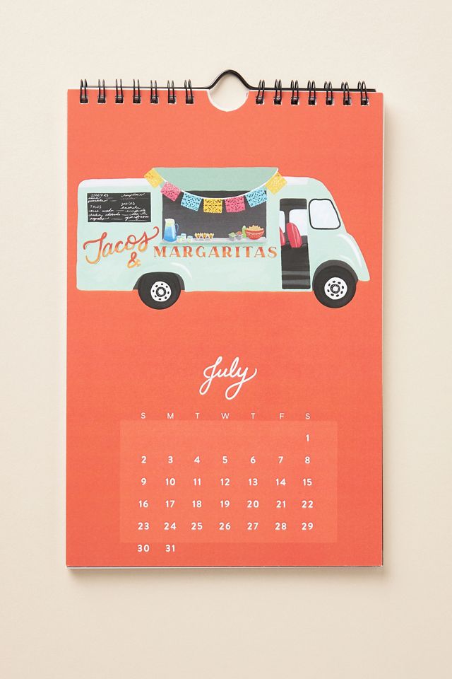 Food Trucks Mini Calendar | Anthropologie