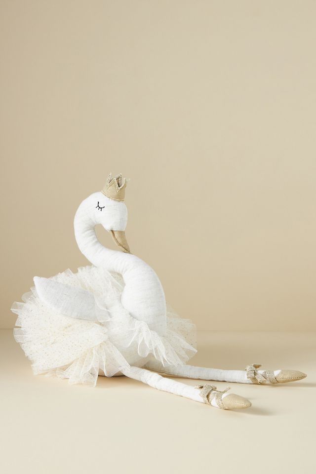 Layla the Swan Ballerina Plush Doll | AnthroLiving