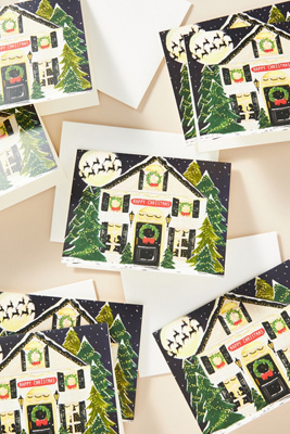 Christmas at Home Boxed Card Set | AnthroLiving