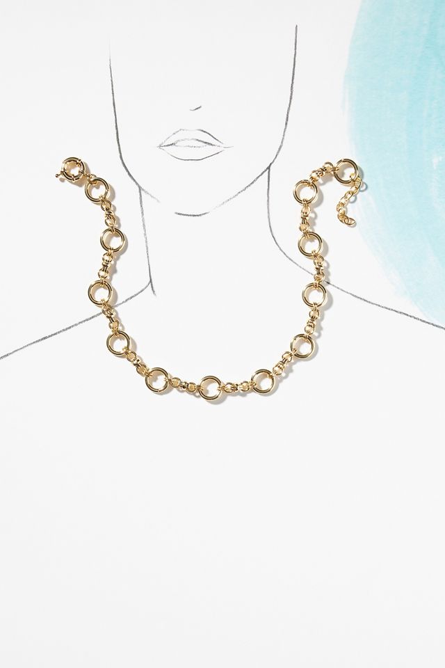 O-Ring Chain Necklace | Anthropologie