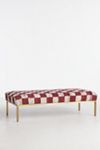 Checkered Rug Ottoman | AnthroLiving