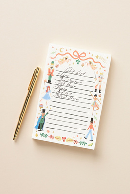 Rifle Paper Co. Holiday Notepad | AnthroLiving