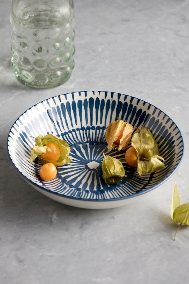 Indigo Porcelain Serving Bowl | Terrain