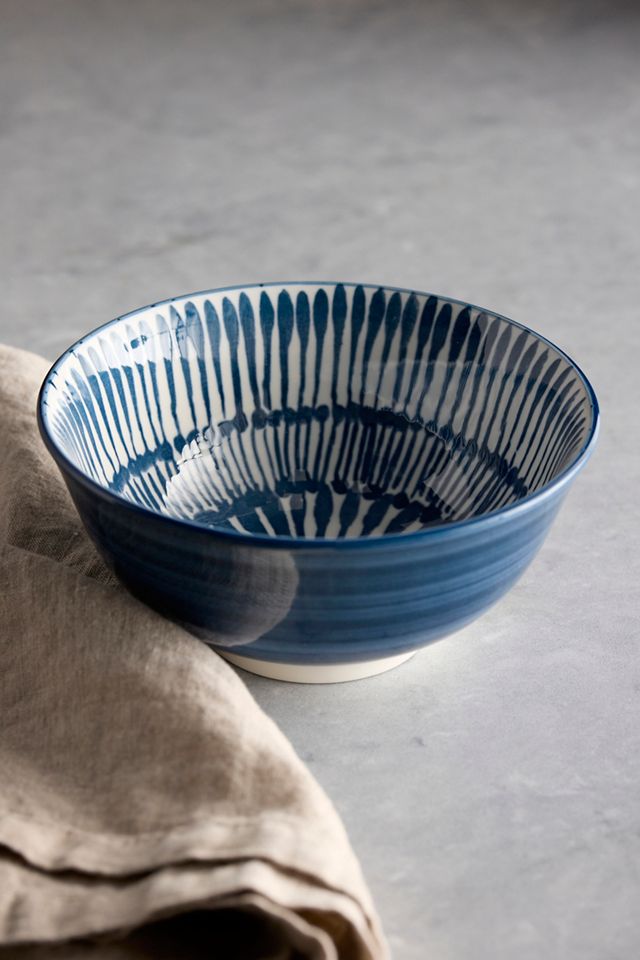 Indigo Porcelain Bowl | AnthroLiving