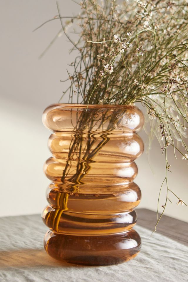Rounded Stack Glass Vase | Terrain