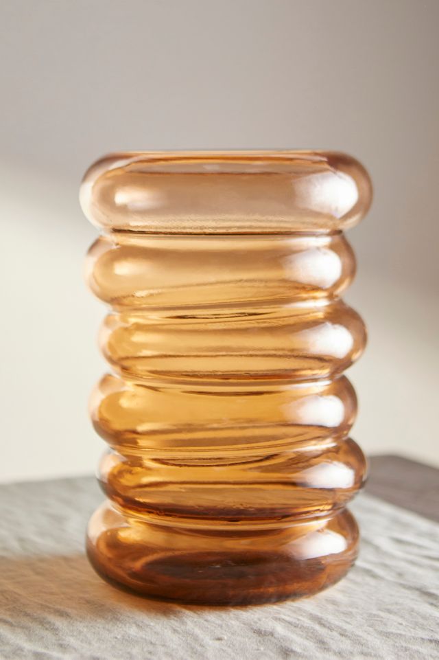 Rounded Stack Glass Vase | Terrain