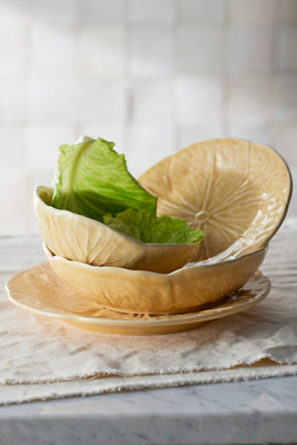 Cabbage Ceramic Dinner Plate | AnthroLiving