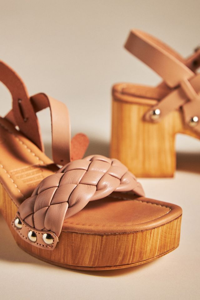 Silent D Puff-Braid Heels | Anthropologie